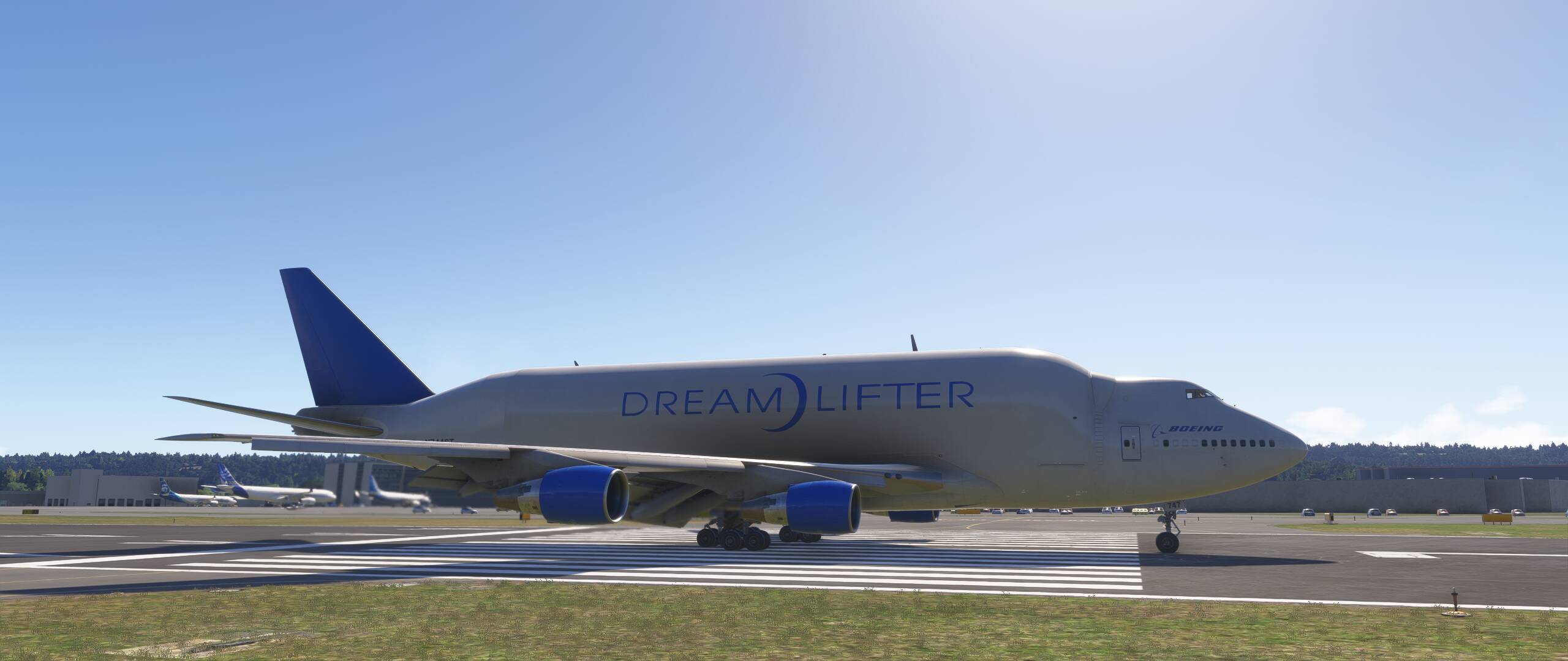 Boeing 747-400 Firetanker and Dreamlifter engine pylon lod/texture ...