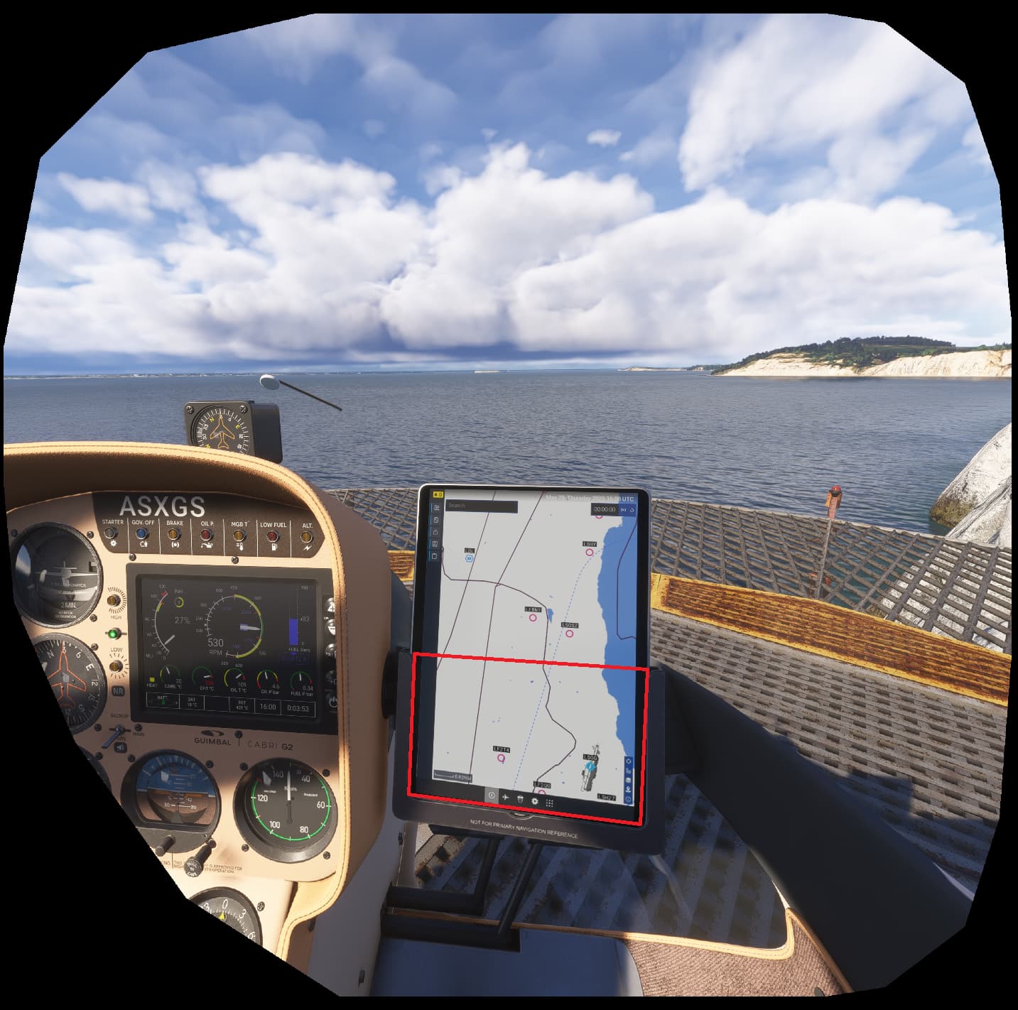 Cabri G2 lower part EFB not clickable in VR - Virtual Reality (VR) - Microsoft Flight Simulator ...