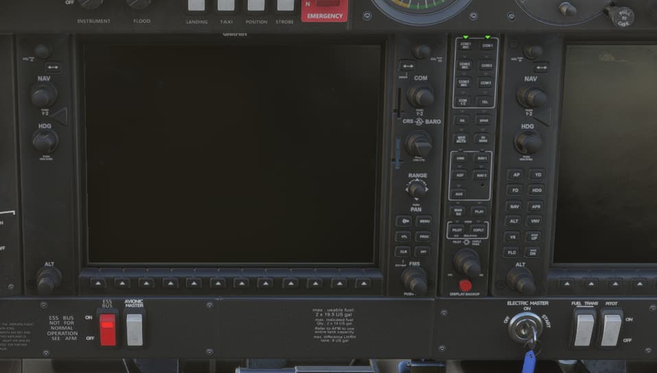 PFD not turning ON on battery power (G58 & DA40 NG) - Aircraft ...
