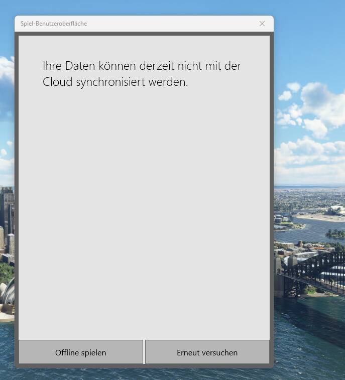 Unable to start the Sim due to synchronisation problems/message - Page 3 - User Interface ...