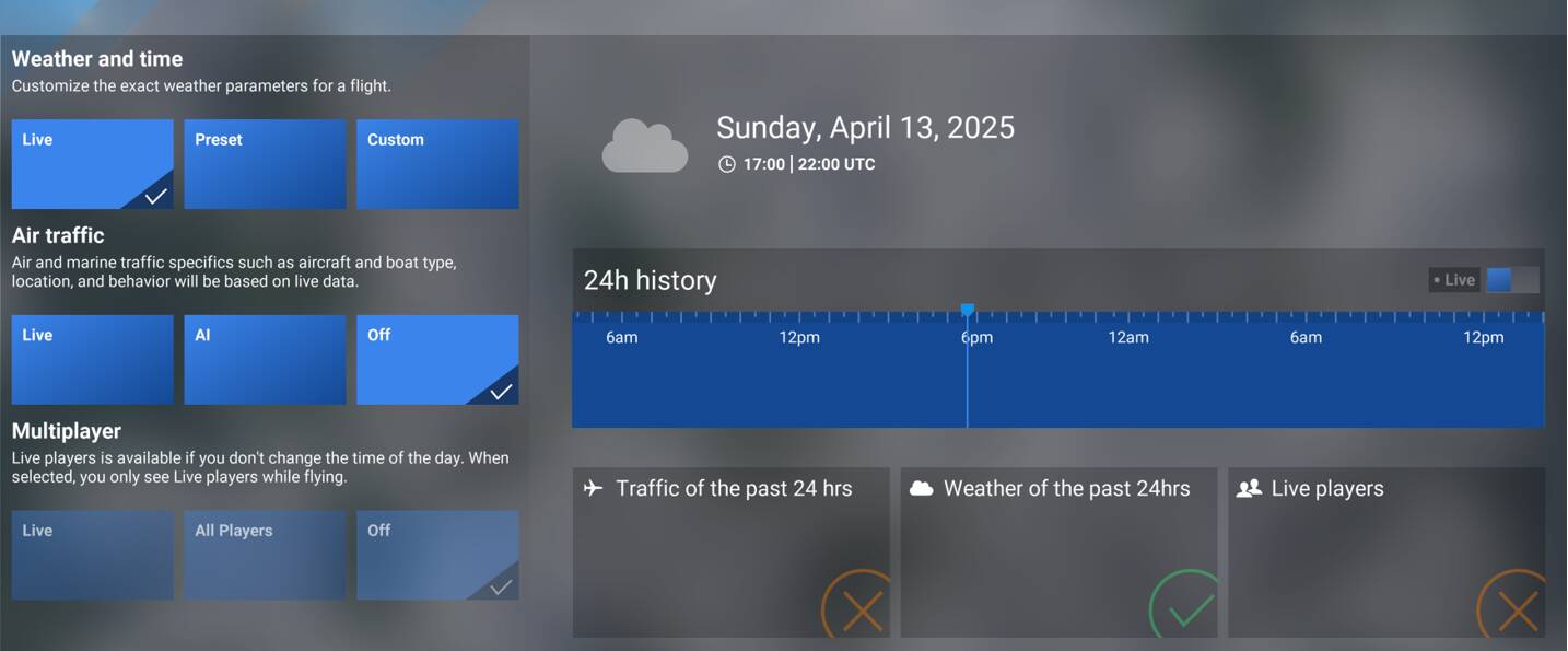 How to set up sim time to match real flights schedules? - Weather & Live Weather - Microsoft ...