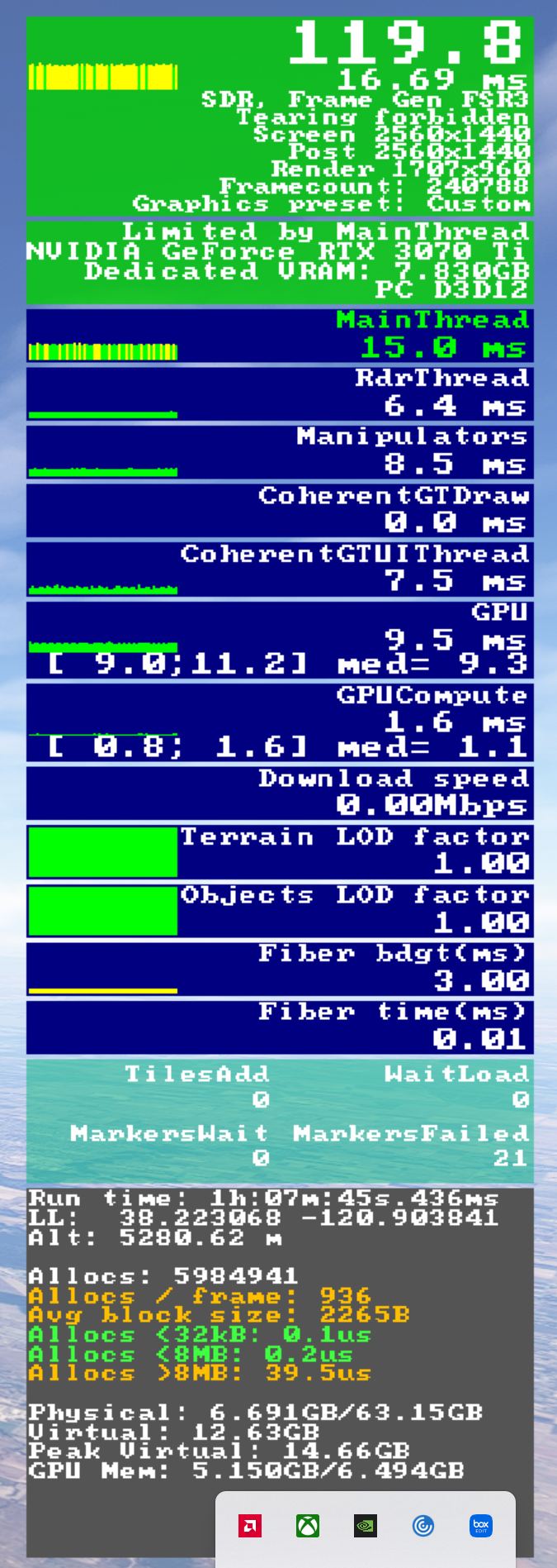 FPS performance - VRAM bug? - #2666 by A68yoSniper - Install, Performance & Graphics - Microsoft ...