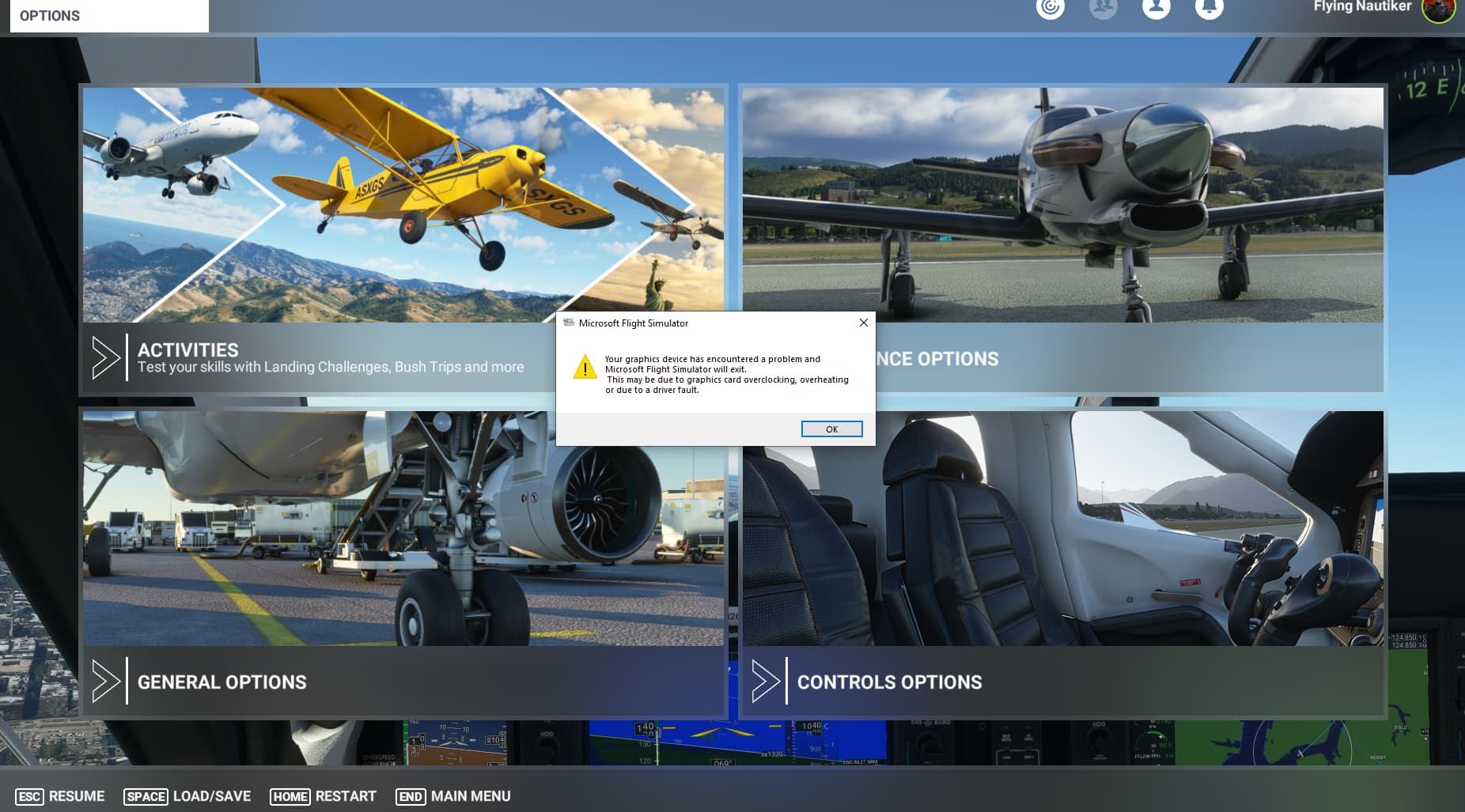 Warning: Your graphics device has encountered a problem - #282 by FlyingNautiker - Install ...