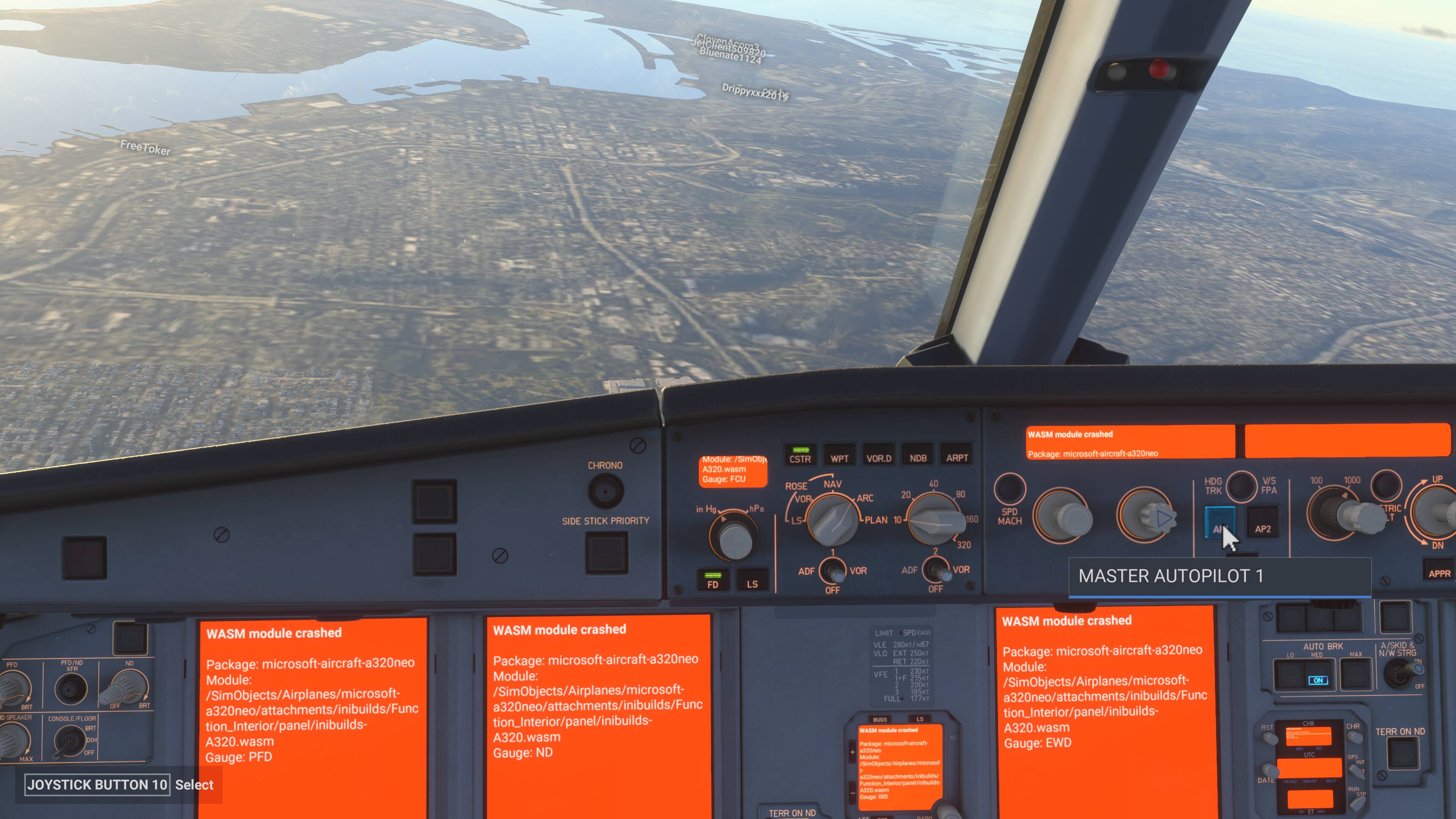 Repeated WASM crashes in inibuilds A320 (and other airliners ...