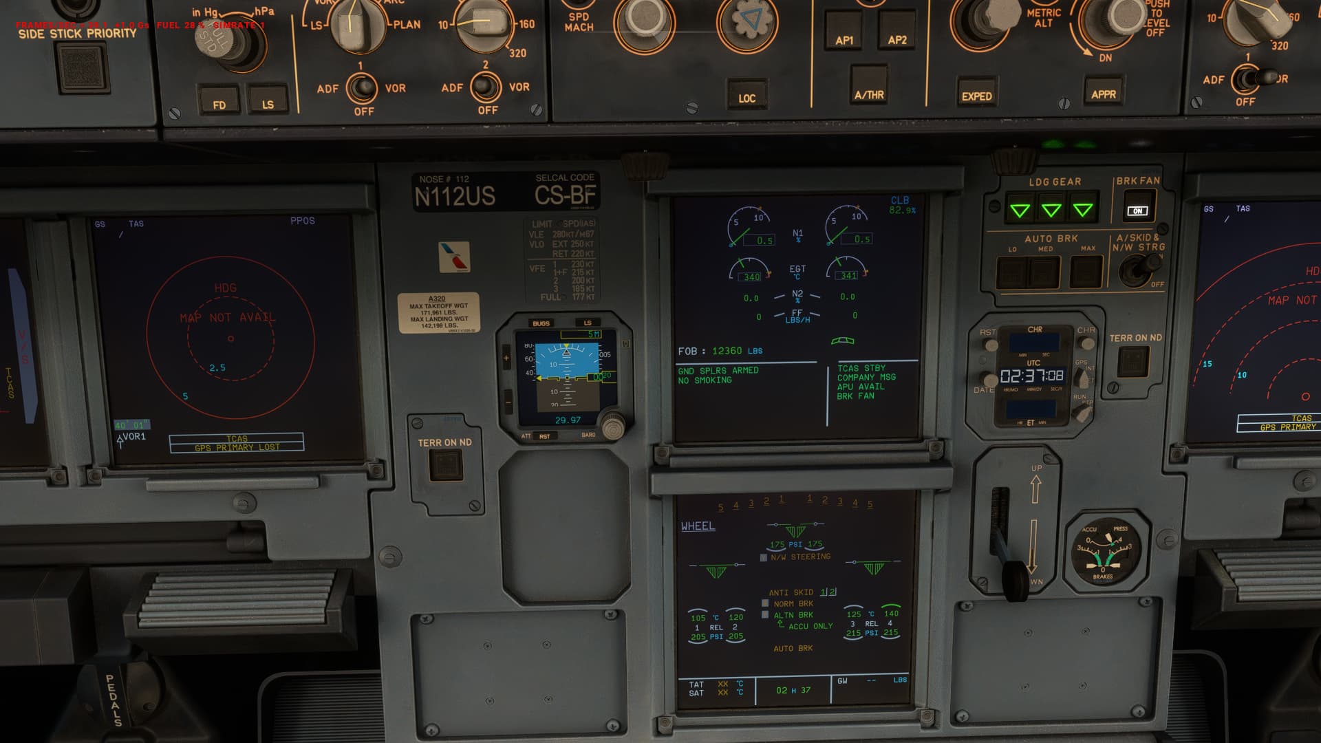 Fenix A320 - wheel temp - Aircraft & Systems - Microsoft Flight Simulator Forums