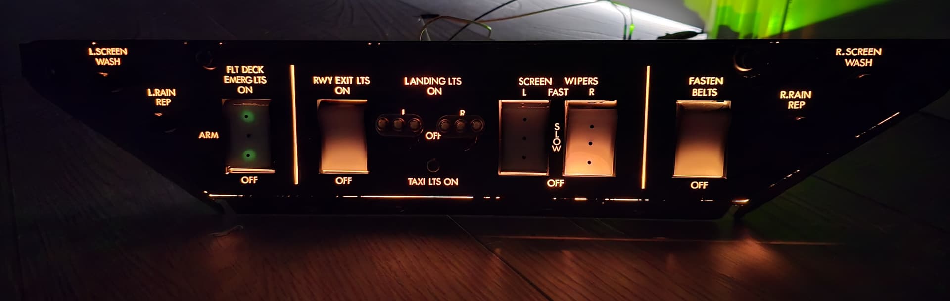 BAe 146 Overhead Panel - Home Cockpit Builders - Microsoft Flight ...