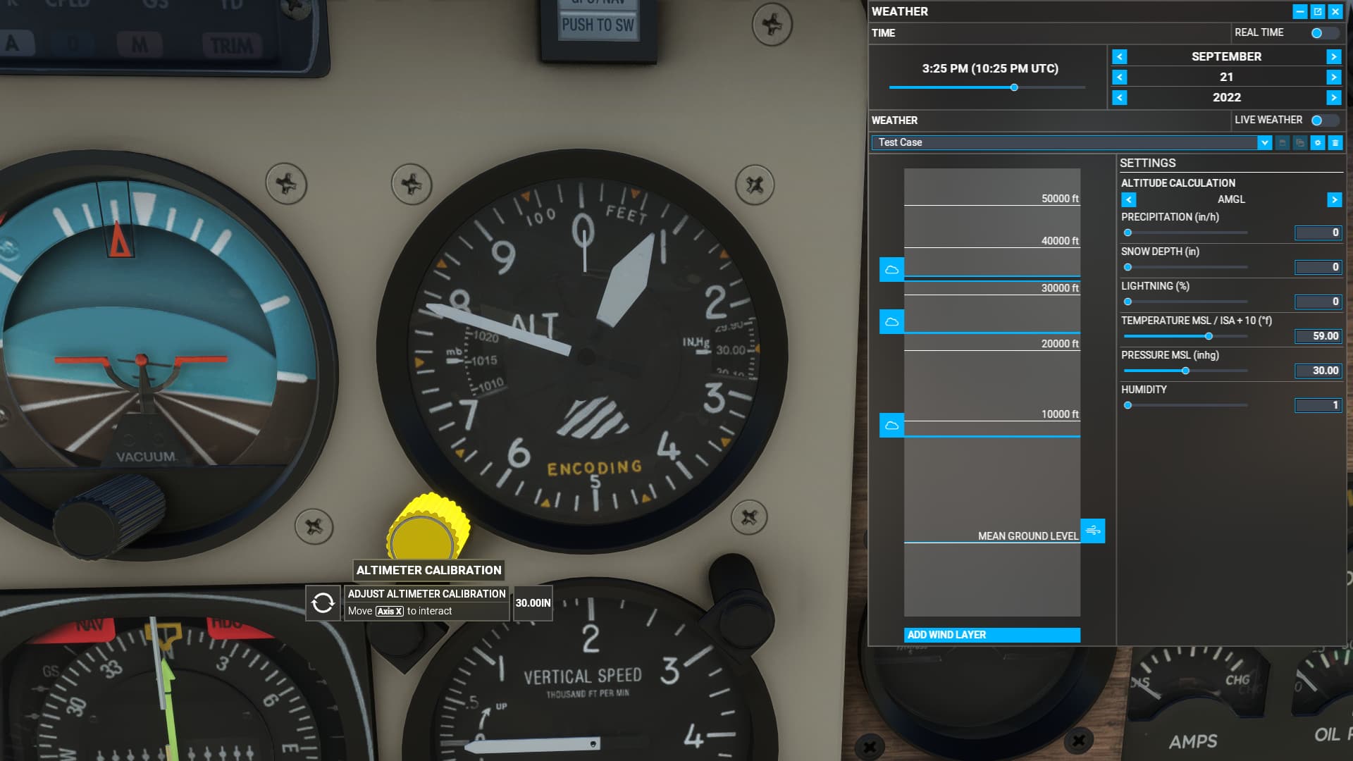 Altimeter Setting Incorrectly Displayed in Window of Various Altimeters ...