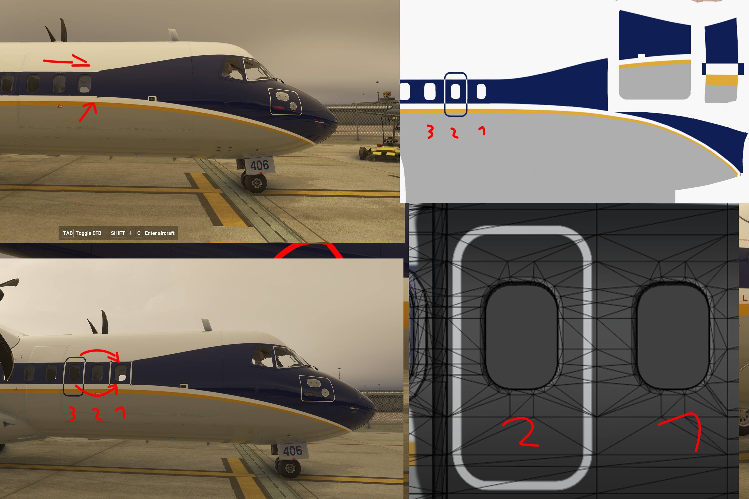 ATR - UV-Mapping issues on ATR-42-600 - Aircraft & Systems - Microsoft ...