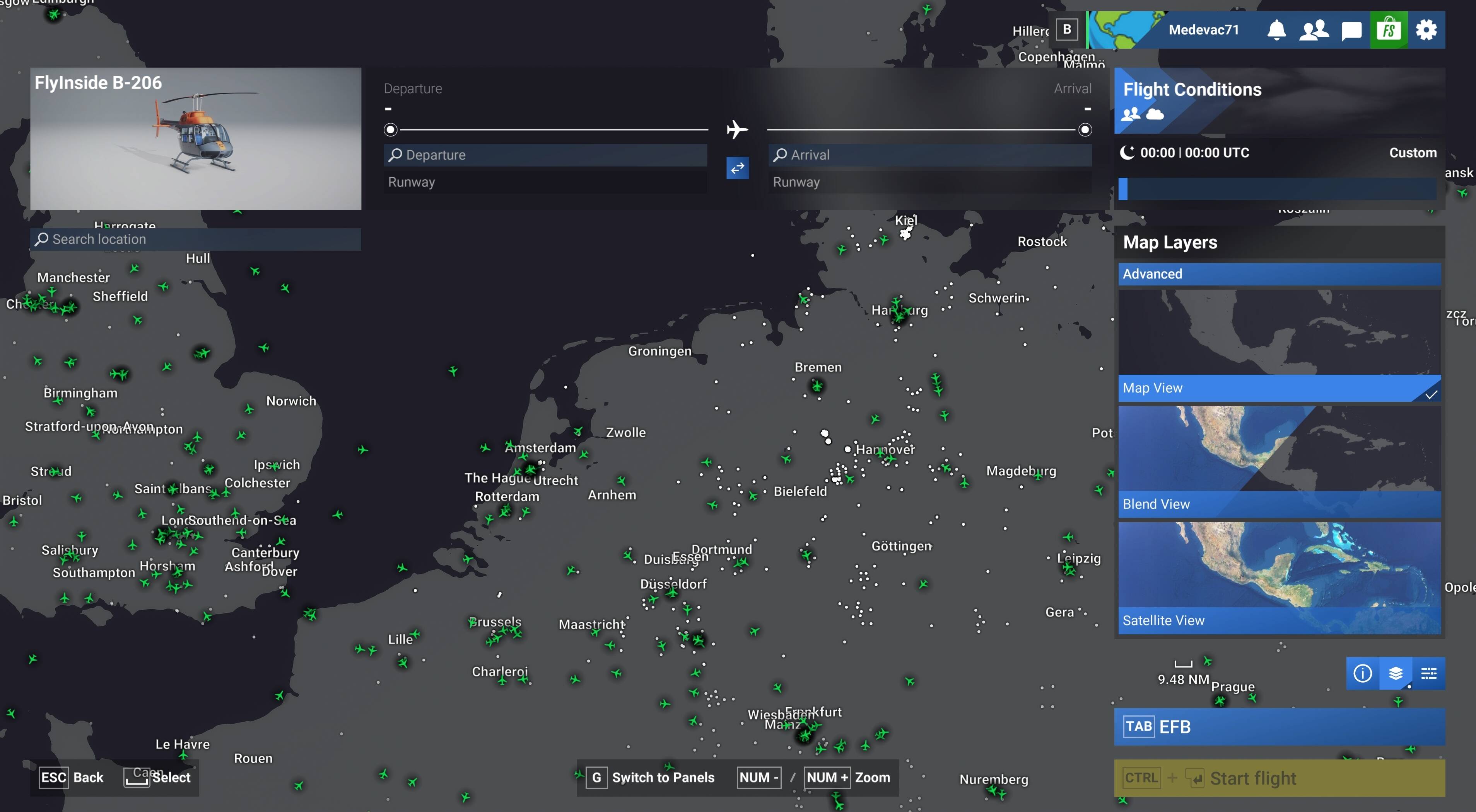 Add different aircraft symbols to the world map (e.g. helicopters ...