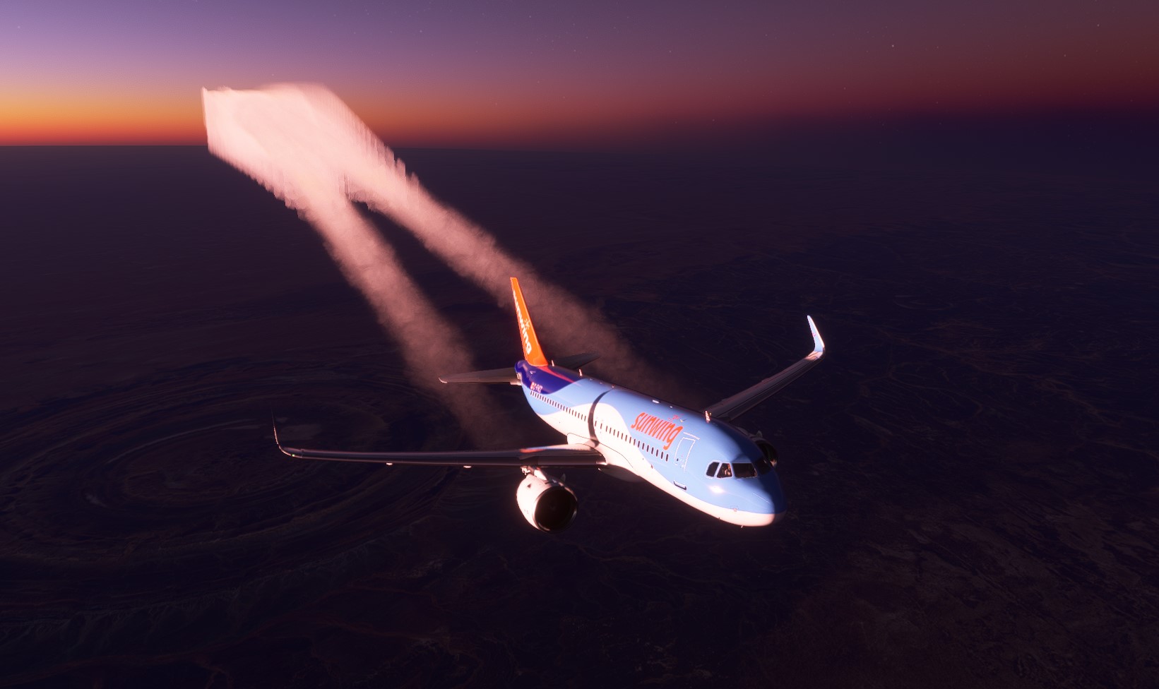 Contrails look very blocky - #22 by FLYTSIMFREAK - Resolved - Microsoft Flight Simulator Forums