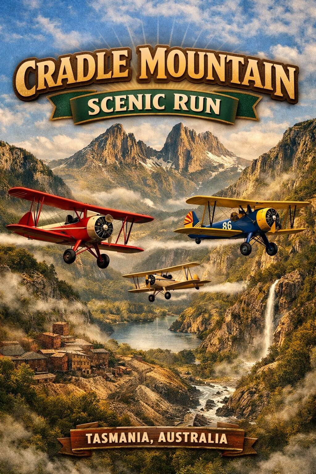 Aussie Group Flights Team - Low & Slow: Cradle Mountain Scenic Run ...