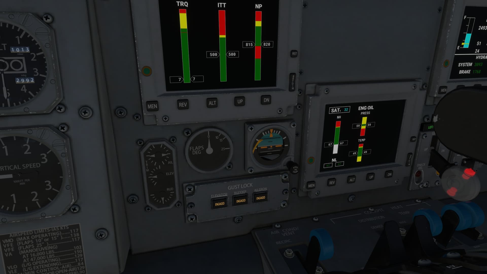 Canadair CL-415: Standby gyro OFF flag persists - Aircraft & Systems ...