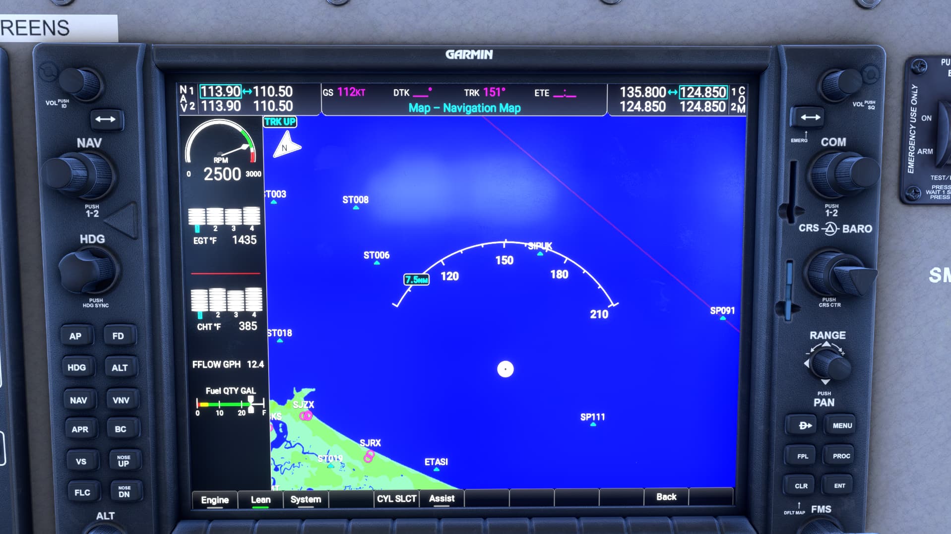 The Cessna 172S in FS2024 consumes more fuel compared to the FS2020 ...
