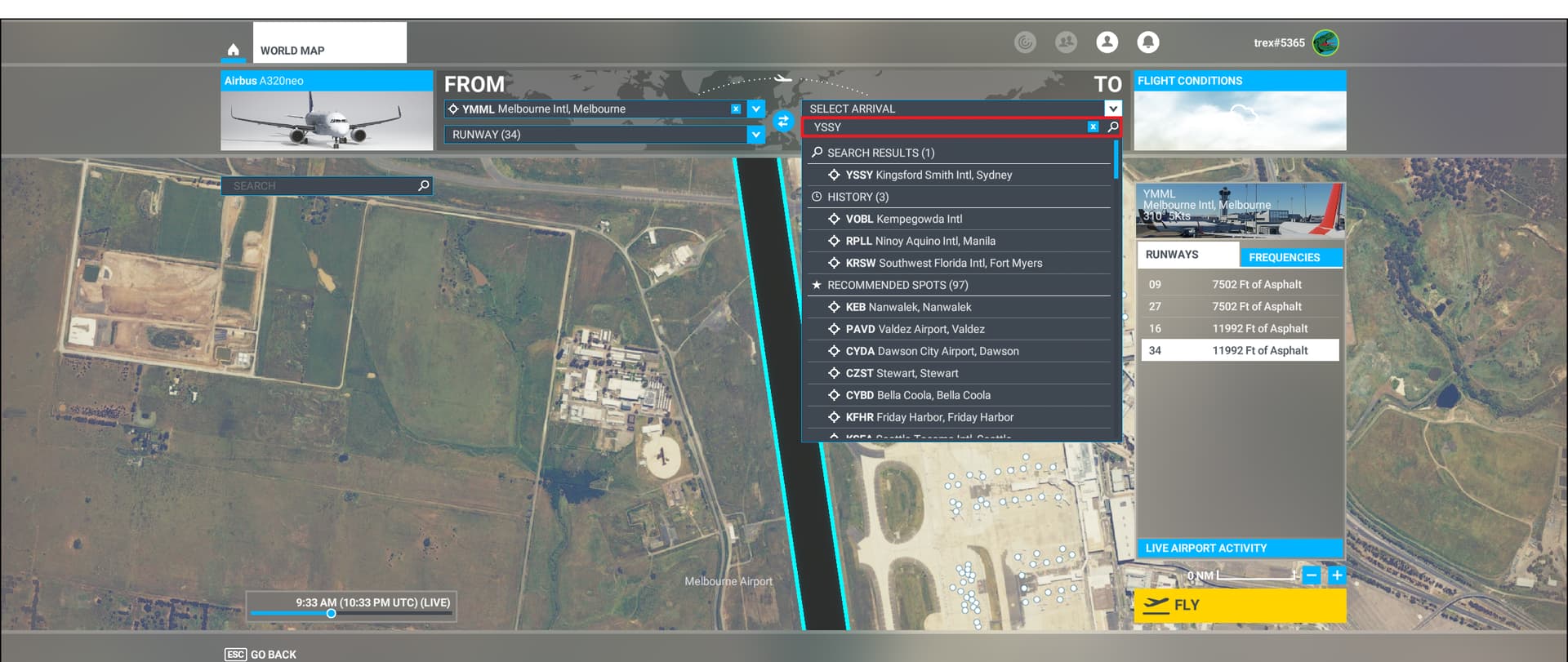 World map Issue. Impossible to choose a gate when SID is selected ...