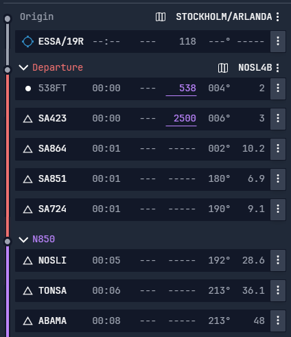 Flight planner mismatch between runway and SID - Miscellaneous ...